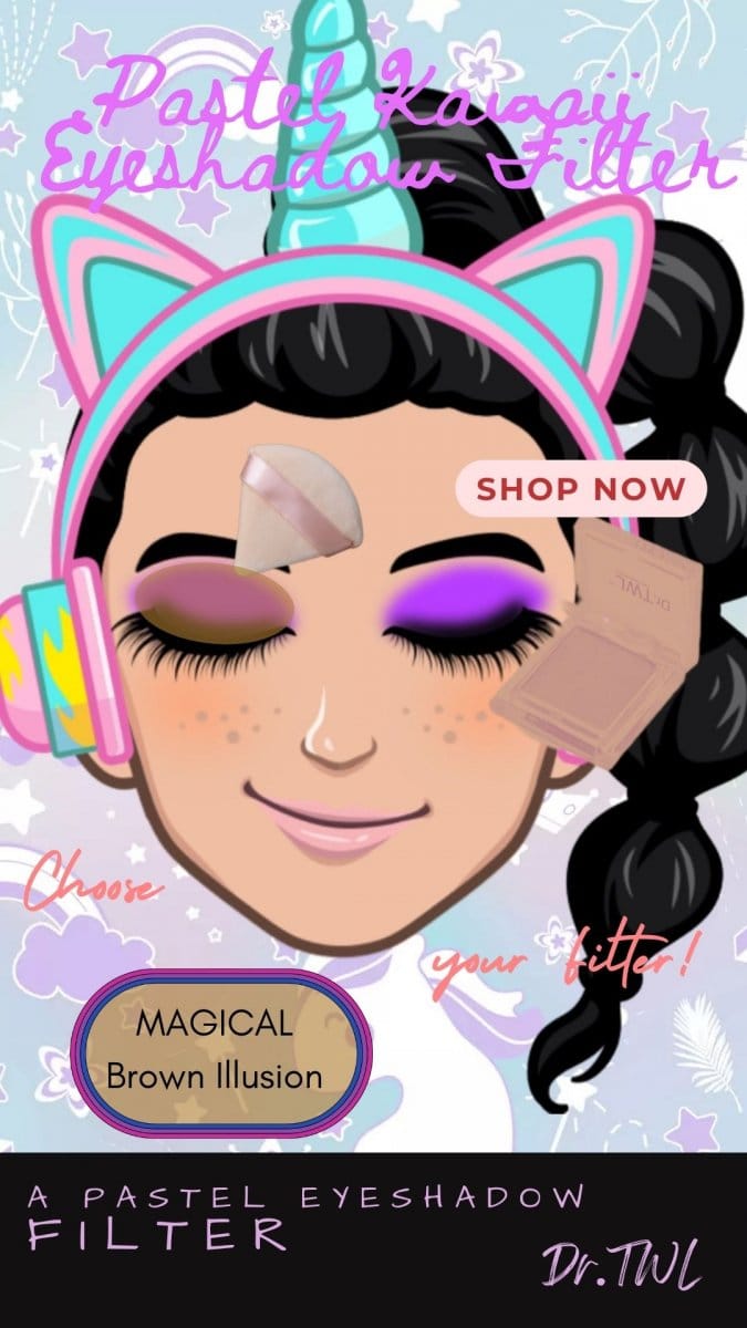 Pastel Kawaii Eyeshadow Filter | Dr.TWL | Dermatologist Formulated ...