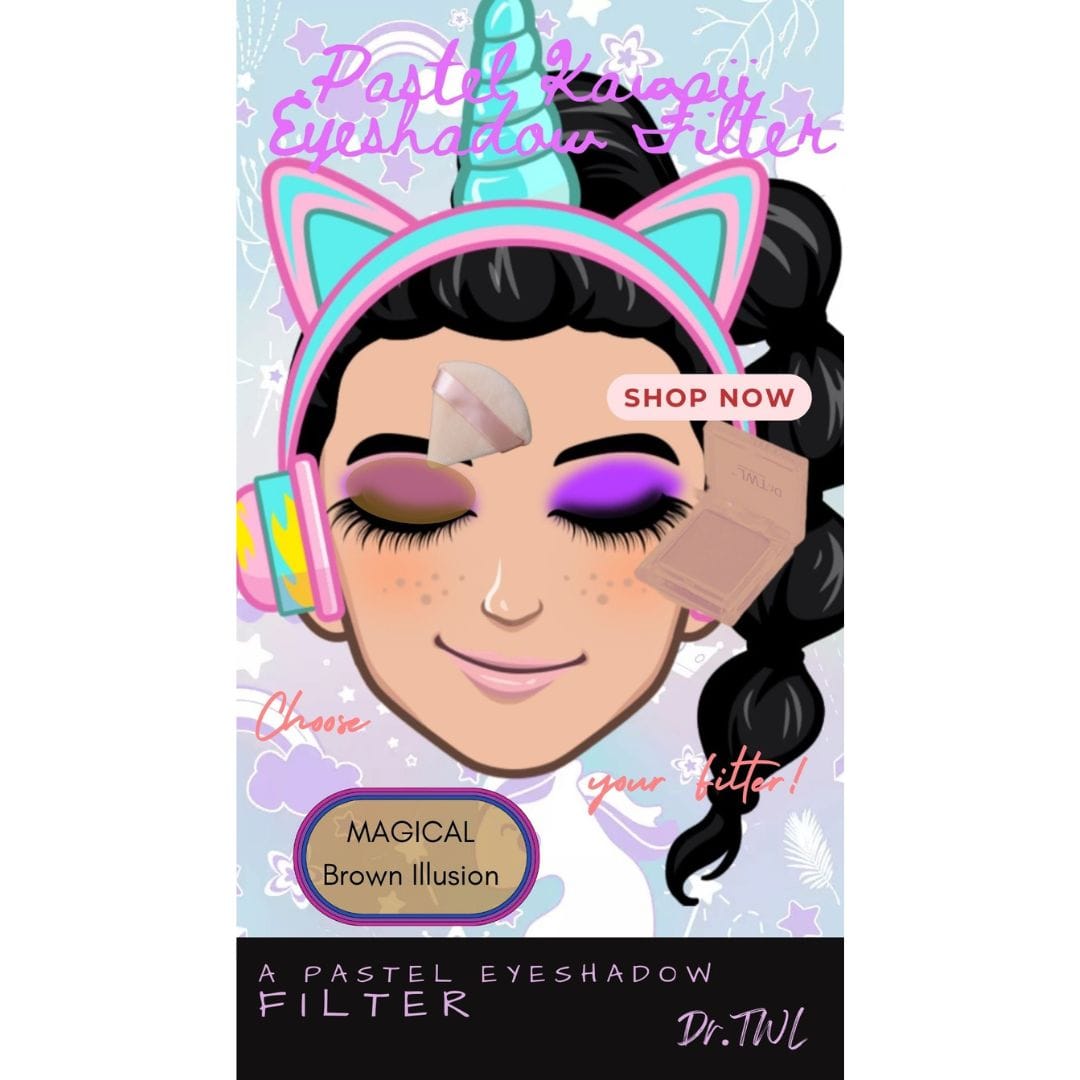 Pastel Kawaii Eyeshadow Filter | Dr.TWL | Dermatologist Formulated ...