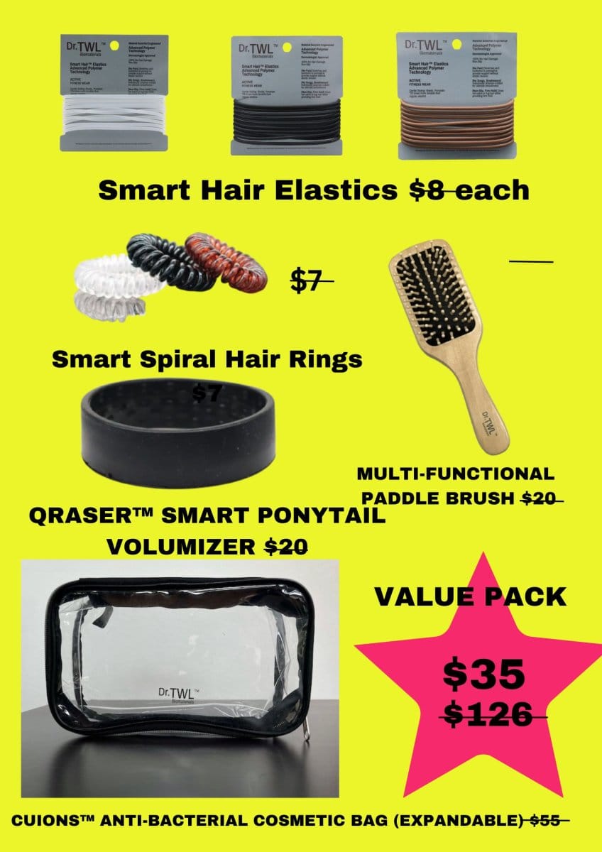 Best Hair Accessories Kit for Singapore Weather by Dr.TWL®