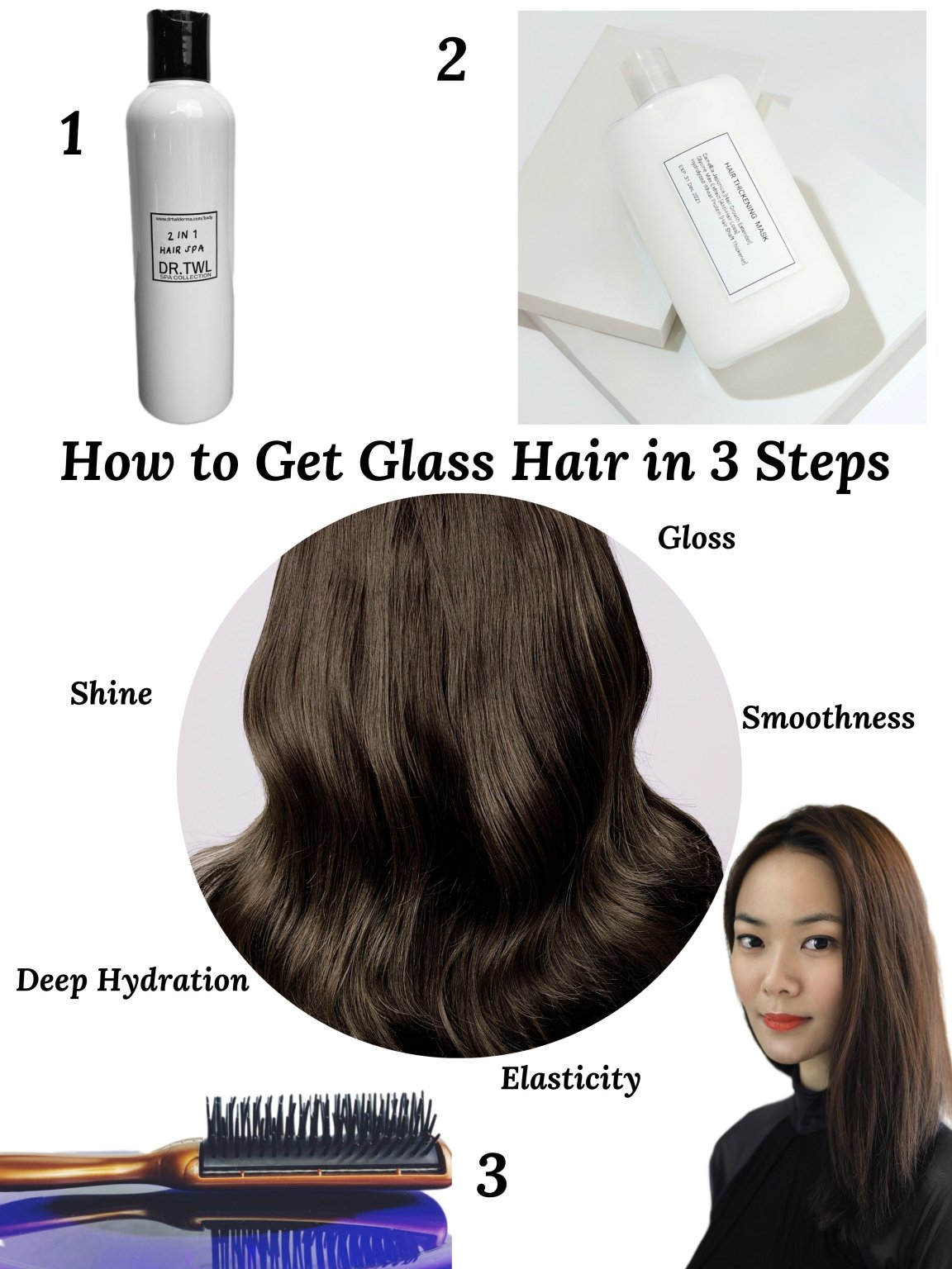 Glass Hair Products | Dr.TWL Pharmacy Dermatologist Haircare